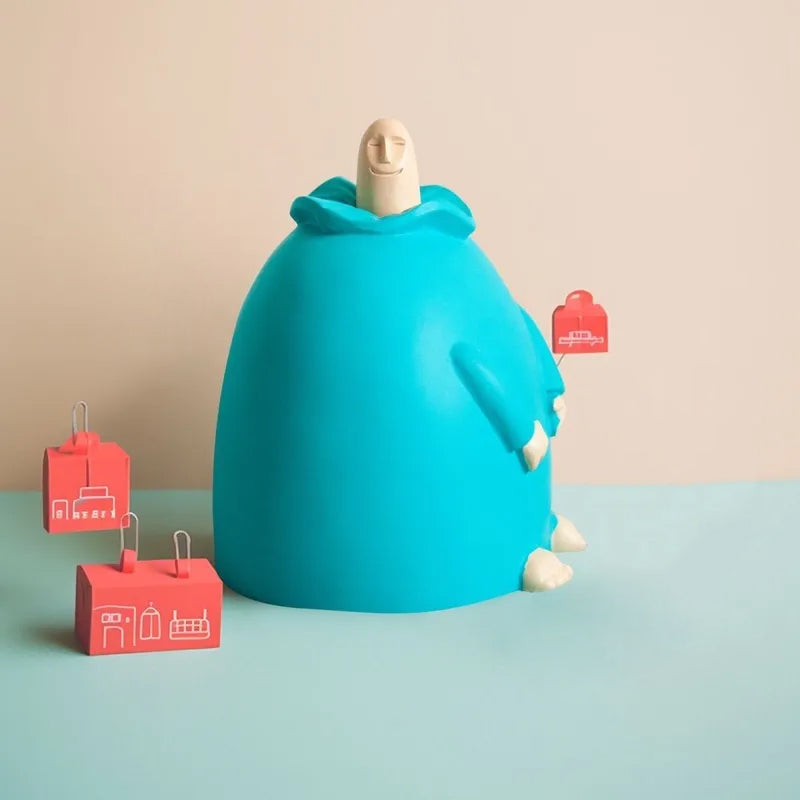 Little Blue Middle Finger Ornament – kiwient